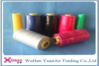 China Red Yellow Black Sewing Spun Polyester Thread , Multi Colored Threads For Sewing for sale