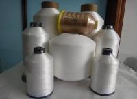 China High Tenacity Spun Polyester Yarn Polyester Thread 150D/2/3 210D/2/3 Raw White Color for sale