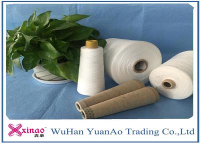 China NE20/2 Industrial 100 Ring Spun Polyester Yarn For Knitting Machine , Low - Elongation for sale