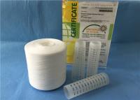 China Raw White Knitting / Weaving 40/2 Spun Polyester Sewing Thread 1.33D× 38mm for sale