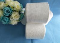 China 50S/3 Bleached White Knotless Plastic Cone Spun Polyeste for sale