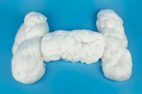 China 20/2/3 40/2 50/3 High Tenacity White Hank Yarn Sewing Thread Yarn High Bulk 100% Polyester Yarn for sale