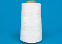 China 100% Spun Polyetser Bag Closing Thread 10s ~ 20s Raw White with High Strength Polyester Yarn for sale