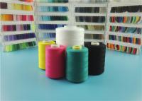 China Green Red Yellow Spun Polyester Yarn Thread 100 Yizheng Staple Fiber from 10S to 80S for sale