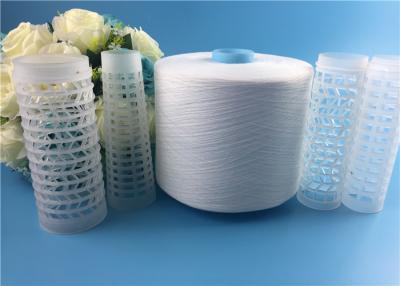 China 40s/2 Spun Polyester Yarn Virgin Raw White on Dyeing Tube / Paper Cone for sale