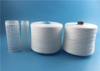 China 40/2 40/3 Spun Polyester Spun Yarn On Dyeing Tube Natural White Or Optical White for sale