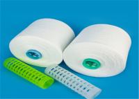 China Bright / Semi - Dull Raw White  S Twist And Z Twist Yarn 100 Polyester Spun Yarn 40/2 60/3 for sale