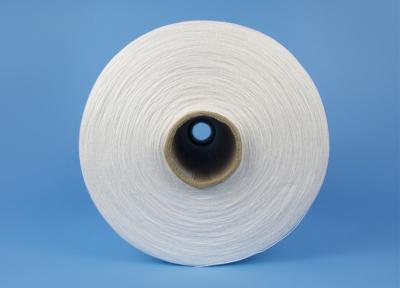 China 20/2 20/3 Raw White Polyester Paper Cone Yarn For Sewing for sale