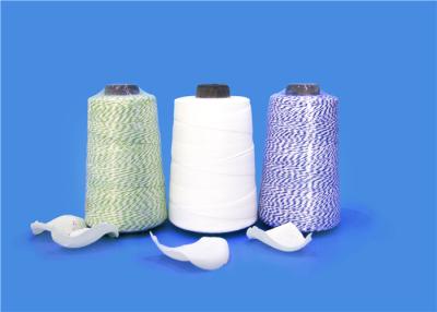 China 100% Polyester Needing Bag Closing Thread Without Knots For Laminated Rice Sacks 12s/4 for sale