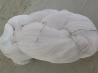 China 40/2 Hubei Raw White TFO Virgin 100% Spun Polyester Hank Yarn For Sewing for sale