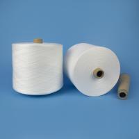 China Virgin Raw White 100% Spun Polyester Sewing Thread 40/2 Ring Spun Yarn for sale