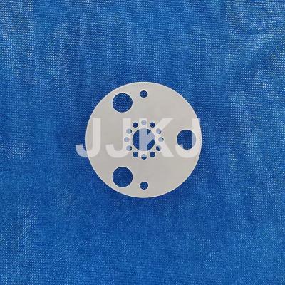 China Fine Grinding Optic Sapphire Shaped Pieces Sapphire Glass With Hole for sale