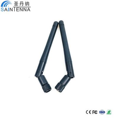 China Foldable Mini Omni WIFI Antenna 4db 5.8ghz Rubber Duck External Plastic for sale