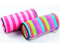 China Customized 230D Printing Zipper Pencil Case Colorful Pen Case for Pencil Marker Eraser for sale