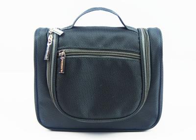 China Custom Oxford Hanging Toiletry Bag 500pcs MOQ Durable Travel Makeup Organizer for sale