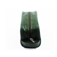 China Custom PU Leather Waterproof Toiletry Bag for Men with Handle 500pcs MOQ for sale