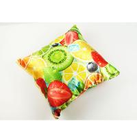 China Satin Printed Throw Pillows Square Soft Zip Floral Decorative Pillows for sale