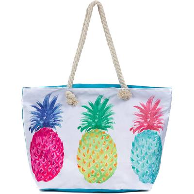 China Customizable Oversized Polyester Tote Bag for Women Beach Travel 500pcs MOQ for sale