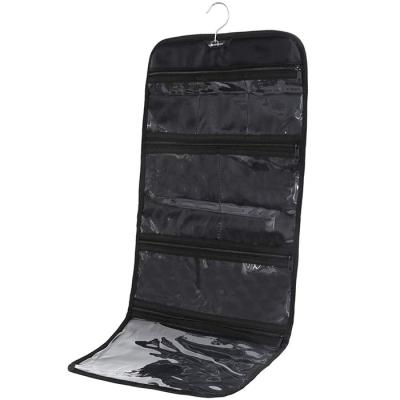 China Foldable Clear Hanging Packing Organizer 300D PVC Wet Condition Over Door Pocket Storage for sale