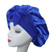 China Custom Satin Bonnet for Curly Hair Sleeping Silk Hair Wrap 20 Inch for sale