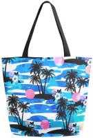 China Customizable Water Resistant Polyester Beach Tote Bag 500pcs MOQ OEM ODM for sale