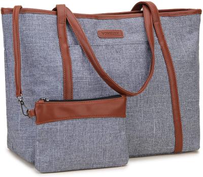 China 15.6 Inch Laptop Tote Bag for Women Waterproof Oxford Cloth Work Bag 50kg Capacity for sale