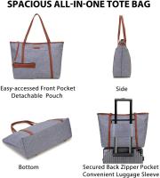 China 15.6 Inch Laptop Tote Bag for Women Waterproof Oxford Cloth Work Bag 50kg Capacity for sale