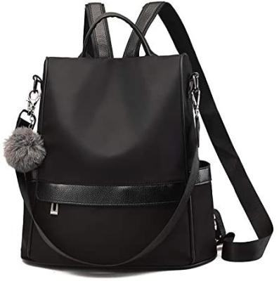 China Women Anti Theft Backpack Waterproof Nylon Lightweight Travel Shoulder Bag 500 MOQ for sale