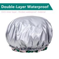 China Auban Oversized Reusable Shower Cap Ribbon Bow Large Moldproof for sale
