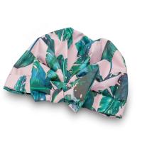 China Auban Oversized Reusable Shower Cap Ribbon Bow Large Moldproof for sale