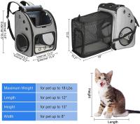 China Expandable Dog Pet Carrier Backpacks 25 Lbs For Hiking for sale