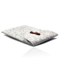 China Grey 15 Inch Laptop Sleeve Felt Tablet Slim Envelope Case For MacBook Pro for sale