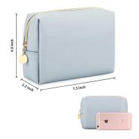 China High Grade PU Leather Makeup Bag Travel Waterproof Wash Bag 7.3x4.9x2.2 Inch for sale