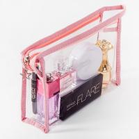 China Custom 3 Piece Cosmetic Bag Set ODM Cotton PVC Toiletry Travel Makeup Organizer 500 Pcs MOQ for sale