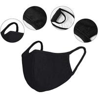 China Reusable Cotton Face Mask 5 Pack Washable Fabric Mask for Adults with Nose Bridge Wire for sale