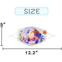 China Kids Double Layer Antibacterial Face Mask with Ear Elastic Shark Frenzy Custom Size for sale