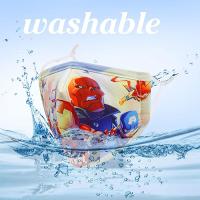 China Kids Double Layer Antibacterial Face Mask with Ear Elastic Shark Frenzy Custom Size for sale
