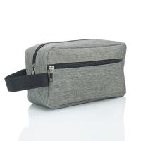 China Durable Oxford Toiletry Makeup Bag Heavy Duty Men Dopp Kit With Protable Handle for sale