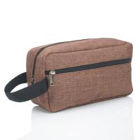 China Durable Oxford Toiletry Makeup Bag Heavy Duty Men Dopp Kit With Protable Handle for sale