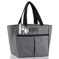 China Customized Oxford Fabric Insulated Lunch Bag 500pcs MOQ Reusable Thermal Tote for Adults for sale