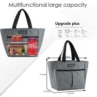 China Customized Oxford Fabric Insulated Lunch Bag 500pcs MOQ Reusable Thermal Tote for Adults for sale