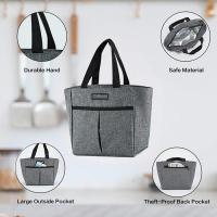 China Customized Oxford Fabric Insulated Lunch Bag 500pcs MOQ Reusable Thermal Tote for Adults for sale