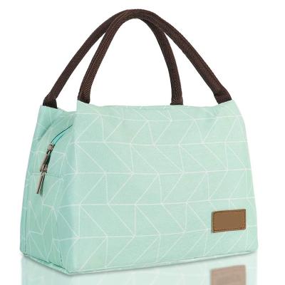 China Custom Insulated Lunch Bag Cooler Tote Oxford Fabric 500 Pieces MOQ for Work Picnic Travel for sale
