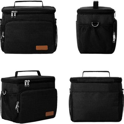 China Customizable Insulated Lunch Bag Oxford Fabric 500pcs MOQ Reusable Cooler Tote for Work School for sale
