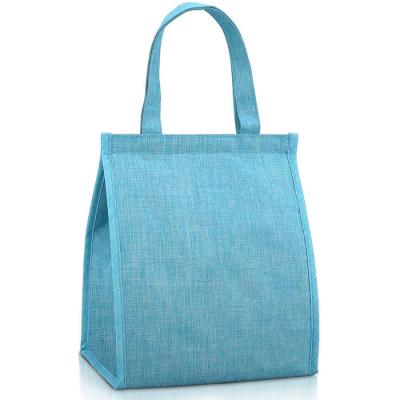 China Customizable Oxford Fabric Insulated Lunch Tote Bag 11x10x6.6 Inch Waterproof Adult for sale