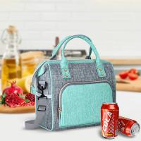 China Large Leakproof Reusable Lunch Bags Insulated With Adjustable Shoulder Strap for sale