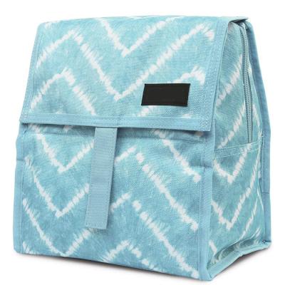 China Customizable Freezable Lunch Bag with Zip Closure 500pcs MOQ Polyester PEVA Insulated Lunch Tote for Picnic Hiking for sale