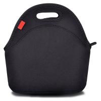 China Custom Neoprene Insulated Lunch Bag 11.5x6x11 Inch Reusable Thermal Tote with Zipper for sale