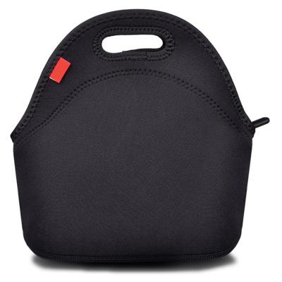 China Custom Neoprene Insulated Lunch Bag 11.5x6x11 Inch Reusable Thermal Tote with Zipper for sale
