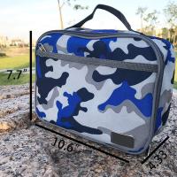 China Kids Insulated Lunch Box Mini Cooler Thermal Soft Bag with Handle 600D Oxford Fabric 10.6x7.7x4.3 Inches for sale